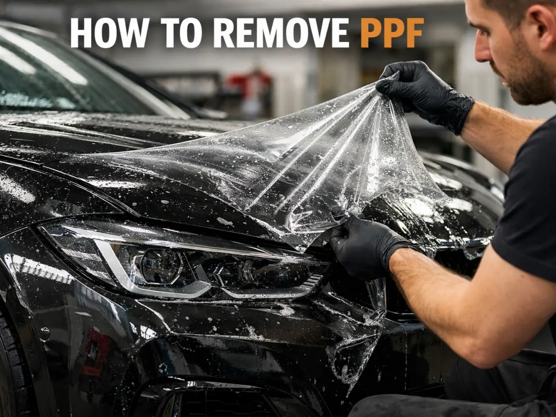 How to remove Paint Protection Film (PPF) without damaging original paint